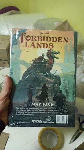 Forbidden Lands: Map & Sticker Set — Купити в магазині Жаба Ігор